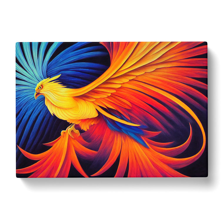 Maturi Sublime Phoenix Bird Abstract | Wayfair.co.uk