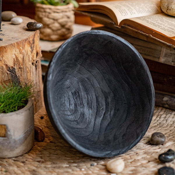 Loon Peak® Chela Wood Decorative Bowl | Wayfair