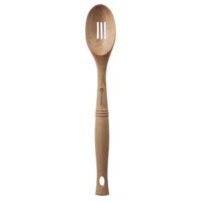 Le Creuset Revolution® Wood Slotted Spoon & Reviews | Wayfair