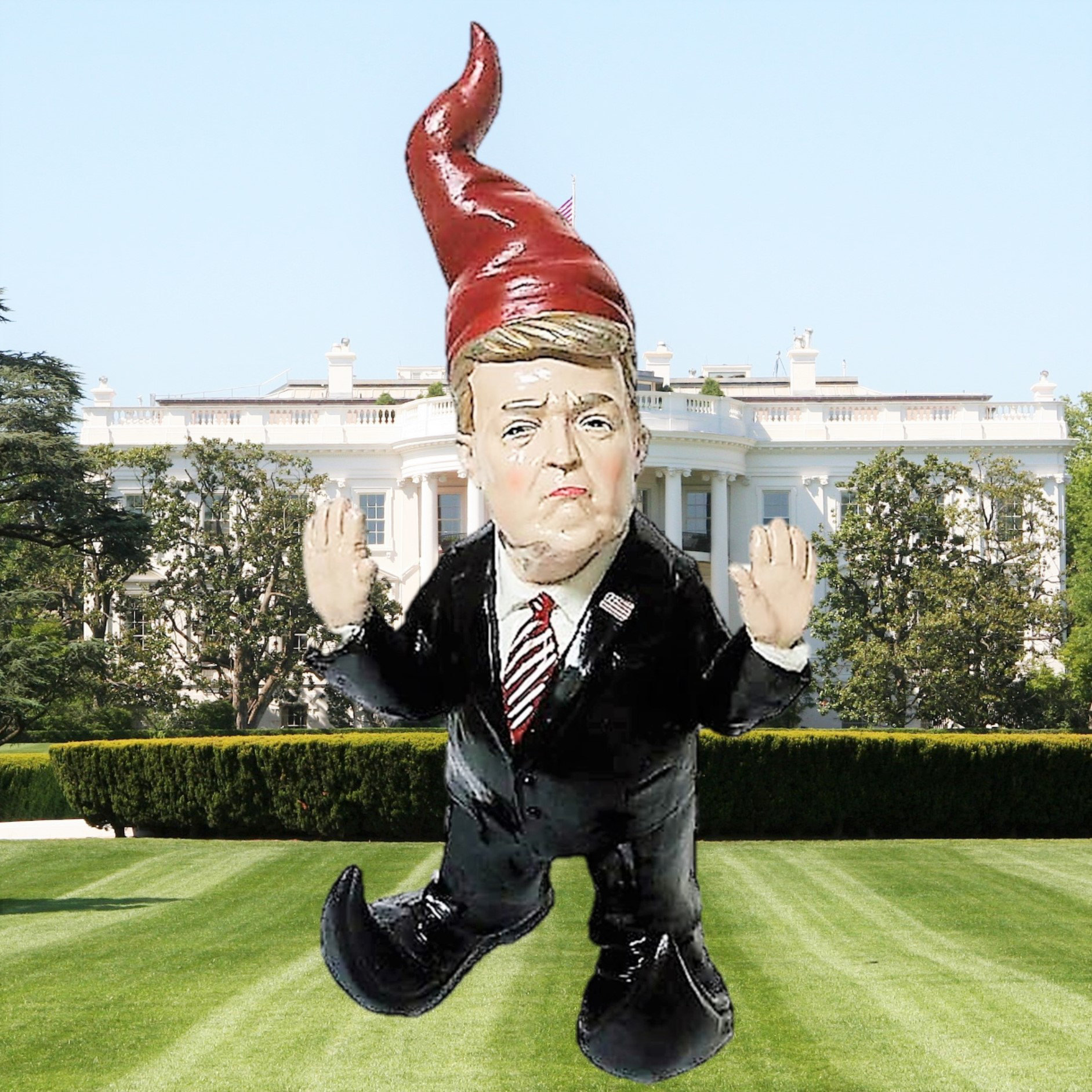 HomeStyles American Hero Gnome "The Commander in Chief" President ...