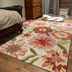 Red Barrel Studio® Leroi Handmade Performance Red/Pink Rug & Reviews ...