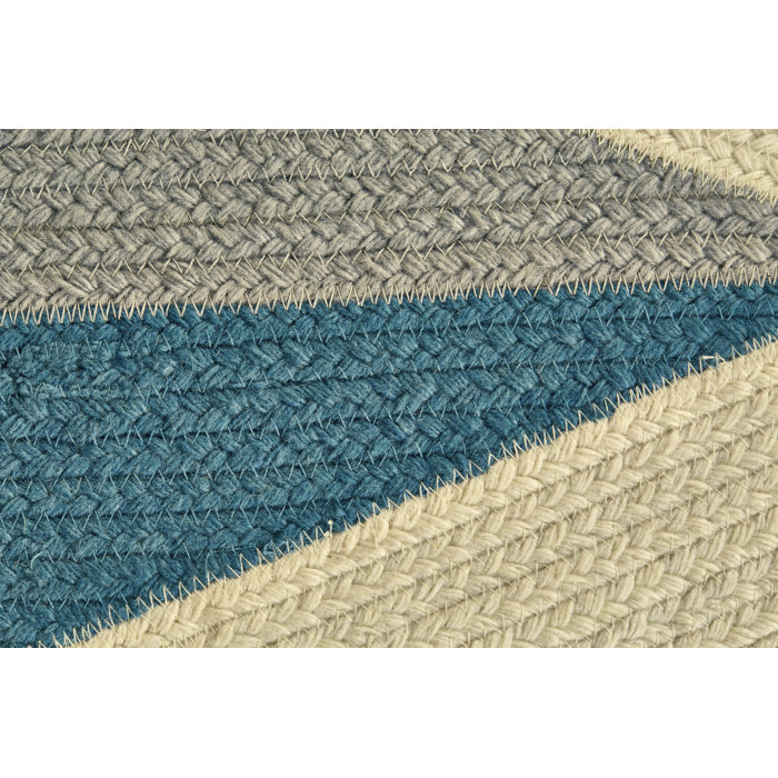 Wrought Studio Carrington Blue Curacao Turquoise Indoor/Outdoor Rug ...