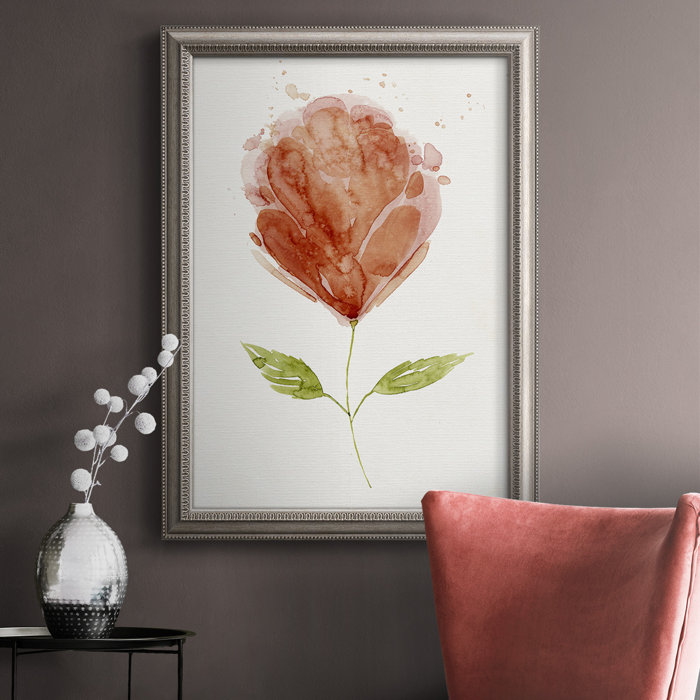 Gracie Oaks Boom Bloom I Framed On Canvas Print | Wayfair