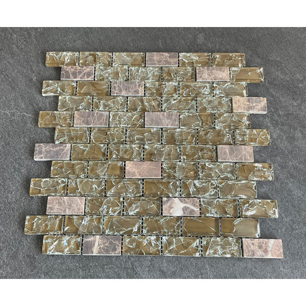 ES Stone 1" x 2"Granite Mosaic Wall Tile | Wayfair