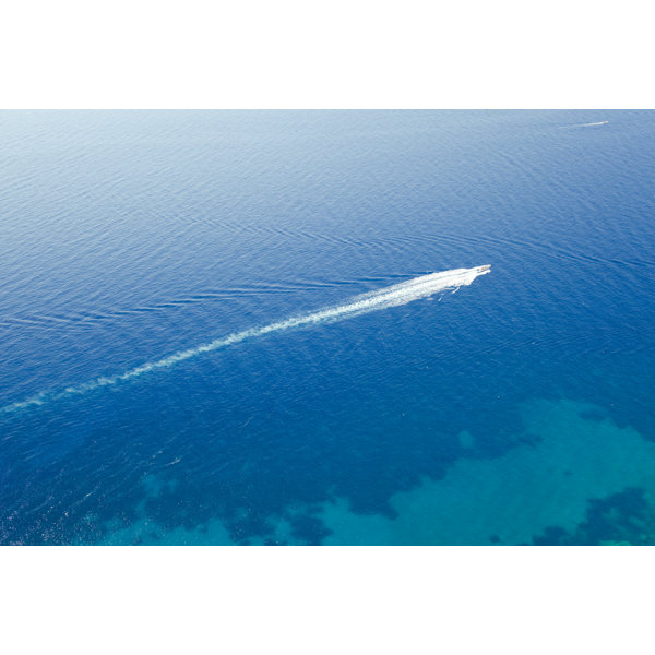 Highland Dunes Motorboat On Canvas by Spooh Photograph | Wayfair