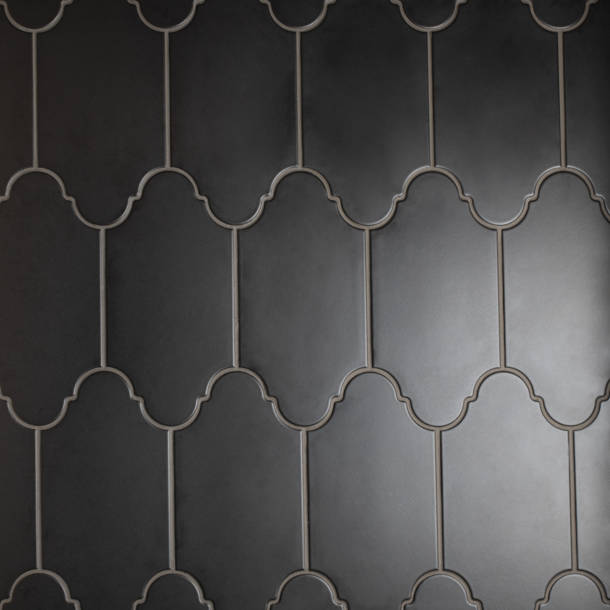 Merola Tile Textile Provenzal 6" x 13" Porcelain Patterned Wall & Floor ...