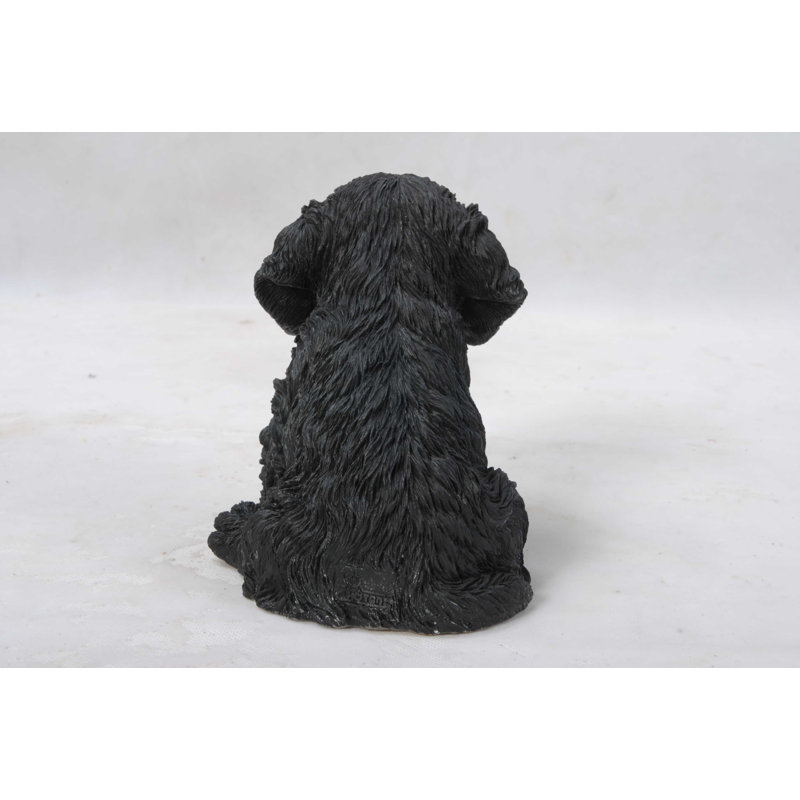 Hi-Line Gift Ltd. Sitting Cockapoo Puppy Statue & Reviews | Wayfair