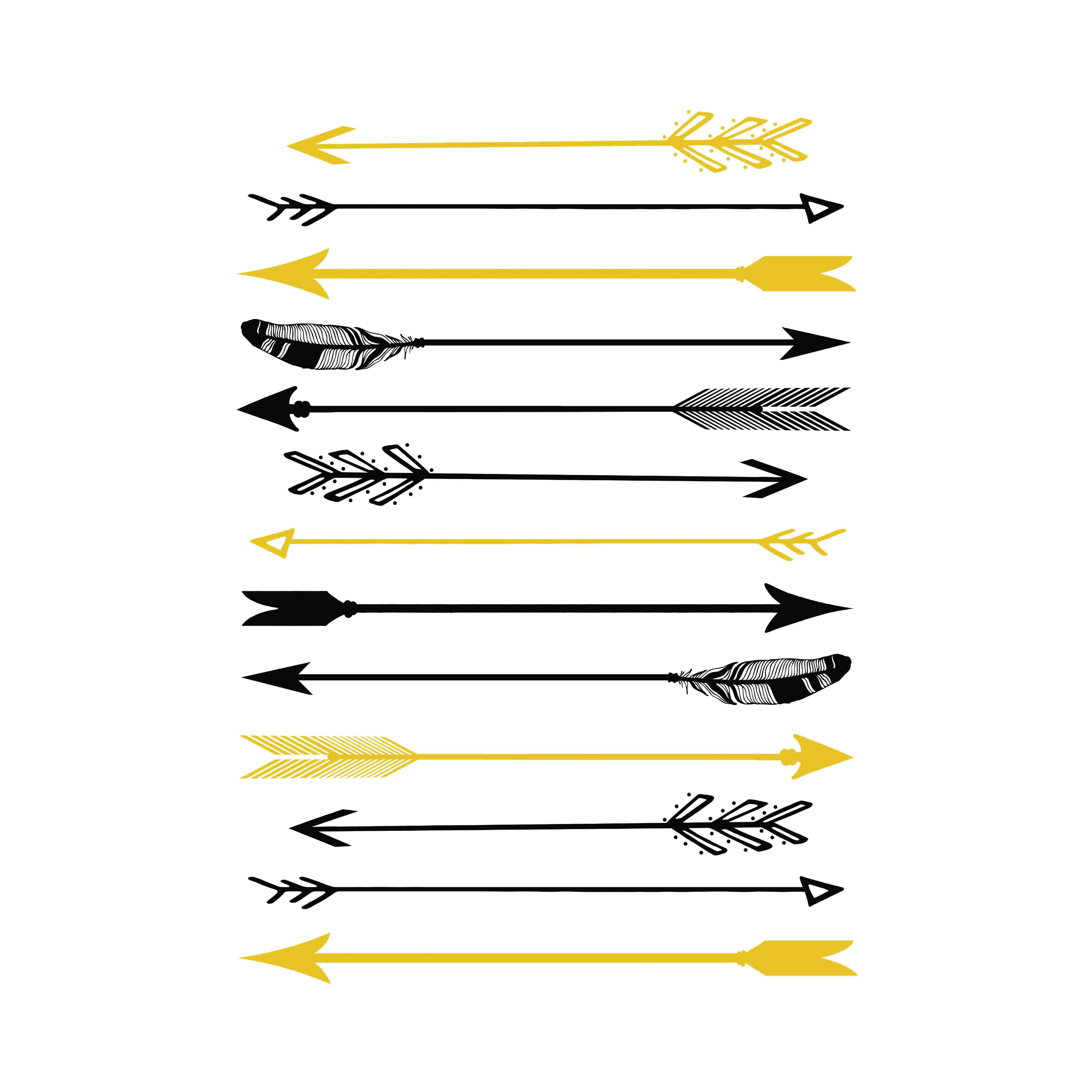 Union Rustic Arrows Galore - Wrapped Canvas Graphic Art | Wayfair