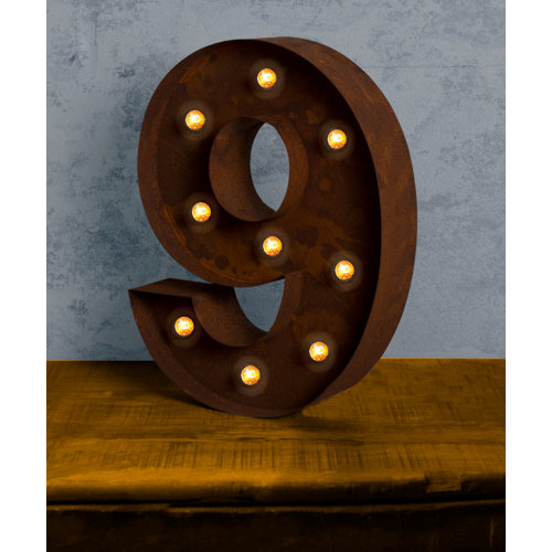 17 Stories Number 12" LED Marquee Sign & Reviews | Wayfair