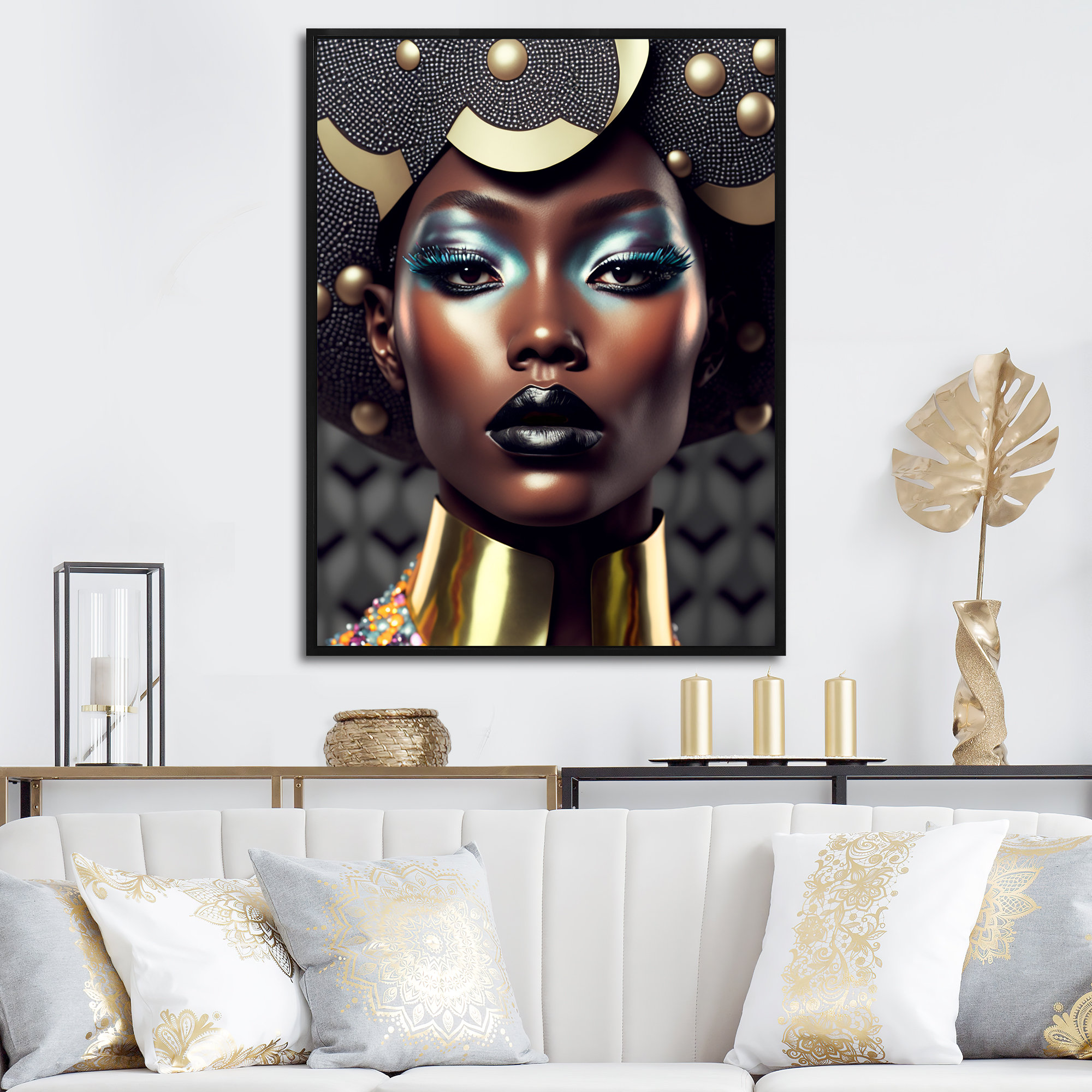 Mercer41 Classy Portrait Of Elegant African Lady III Classy Portrait Of ...