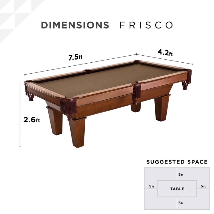 Fat Cat Frisco 7.5' Pool Table with Accessories & Reviews | Wayfair