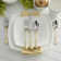 Oneida Golden Mandolina 45 Piece Fine Flatware Set | Wayfair