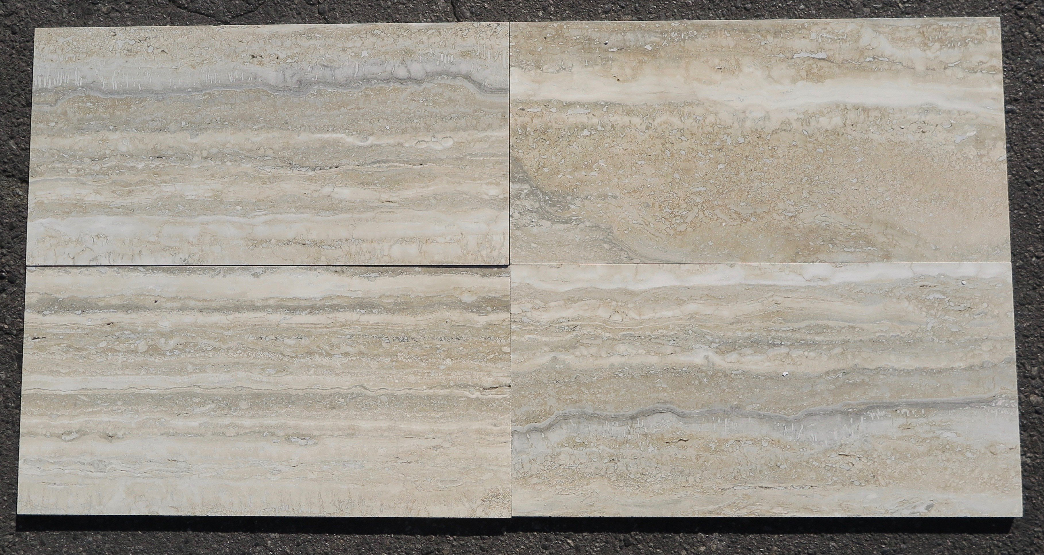 Stone & Tile Shoppe, Inc. 12" x 24" Travertine Stone Look Wall & Floor ...