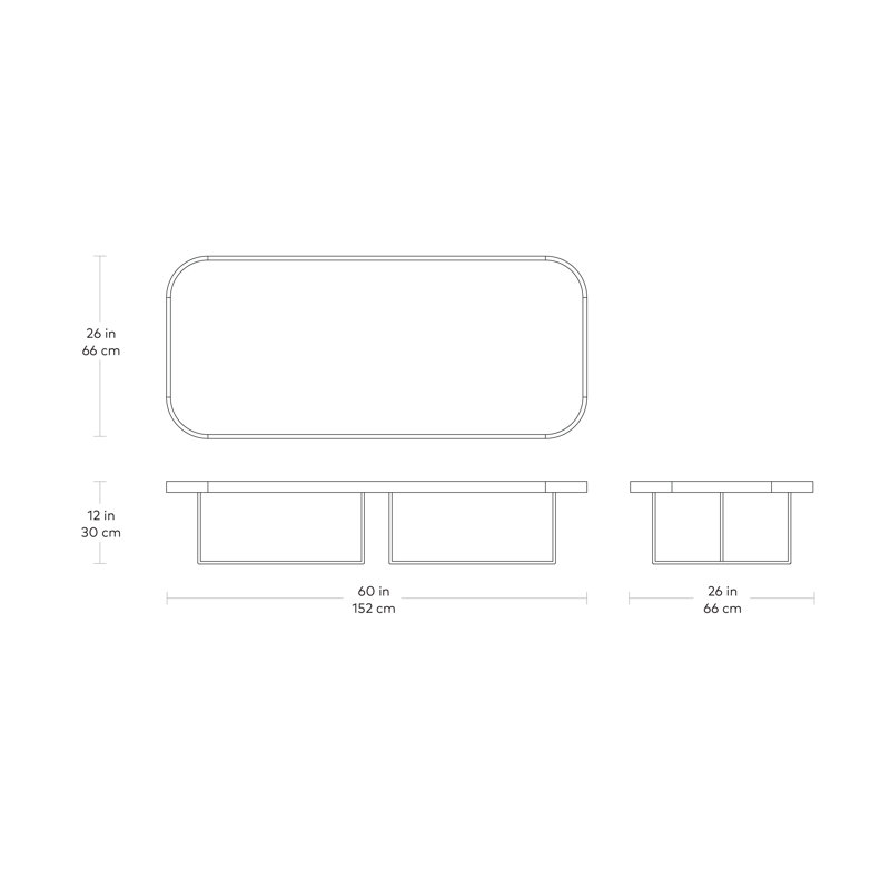 Porter Coffee Table Rectangle & Reviews | AllModern