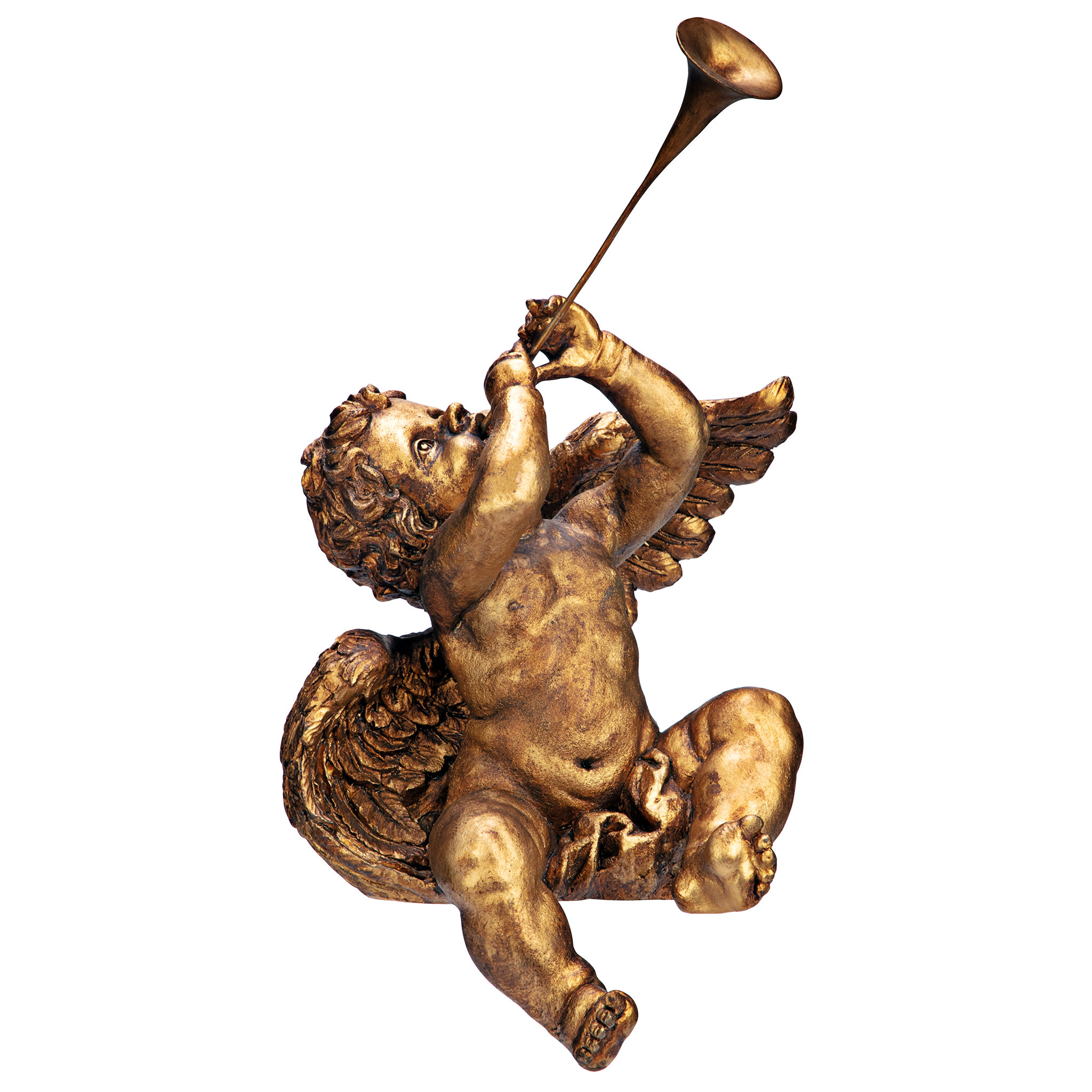 Design Toscano Trumpeting Angels of St. Peters Square Boy Figurine ...