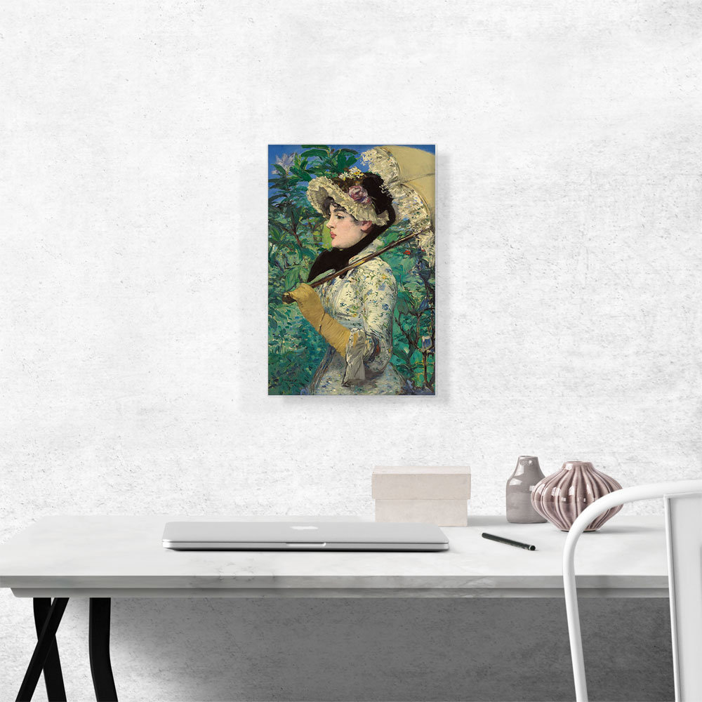 ARTCANVAS Spring 1881 by Edouard Manet - Wrapped Canvas Painting | Wayfair