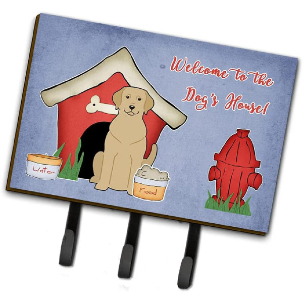 Red Barrel Studio® Dog House Wall Organizer with Key Hooks | Wayfair