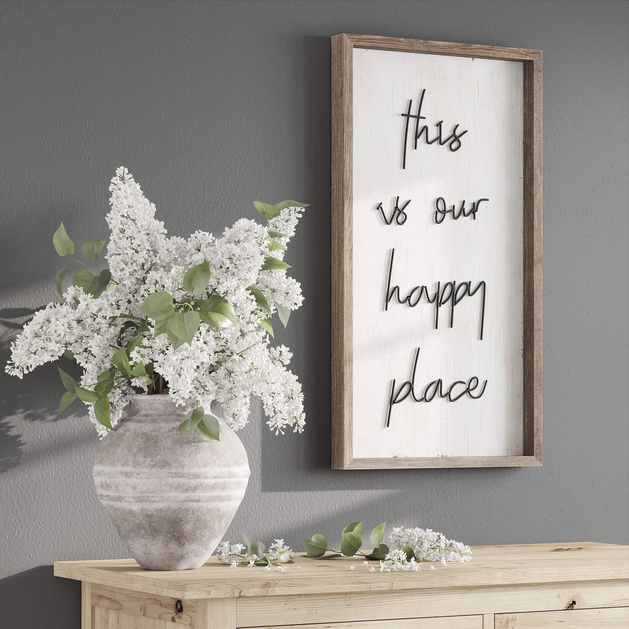 One Allium Way® This is Our Happy Place Wall Décor & Reviews | Wayfair