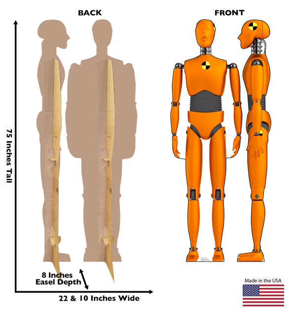 Advanced Graphics Crash Test Dummies Cardboard Standup | Wayfair