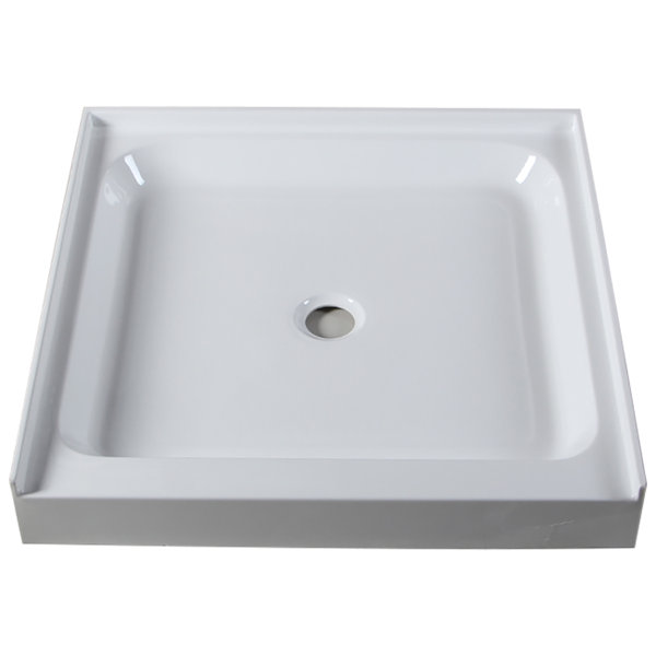 Westbrass 36" W x 36" D Single Shower Base | Wayfair