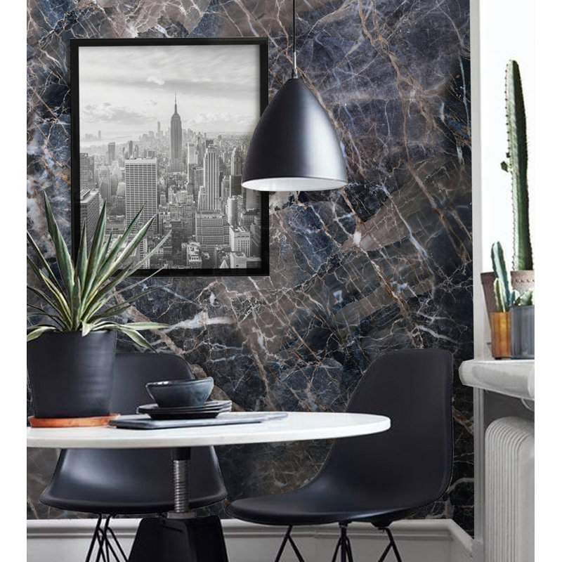 SimpleShapes Stone Wall Mural | Wayfair