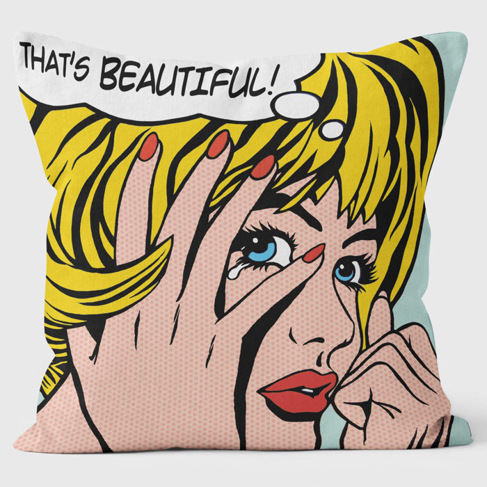 We Love Cushions That's Beautiful!- Pop Art Cushion | Wayfair.co.uk