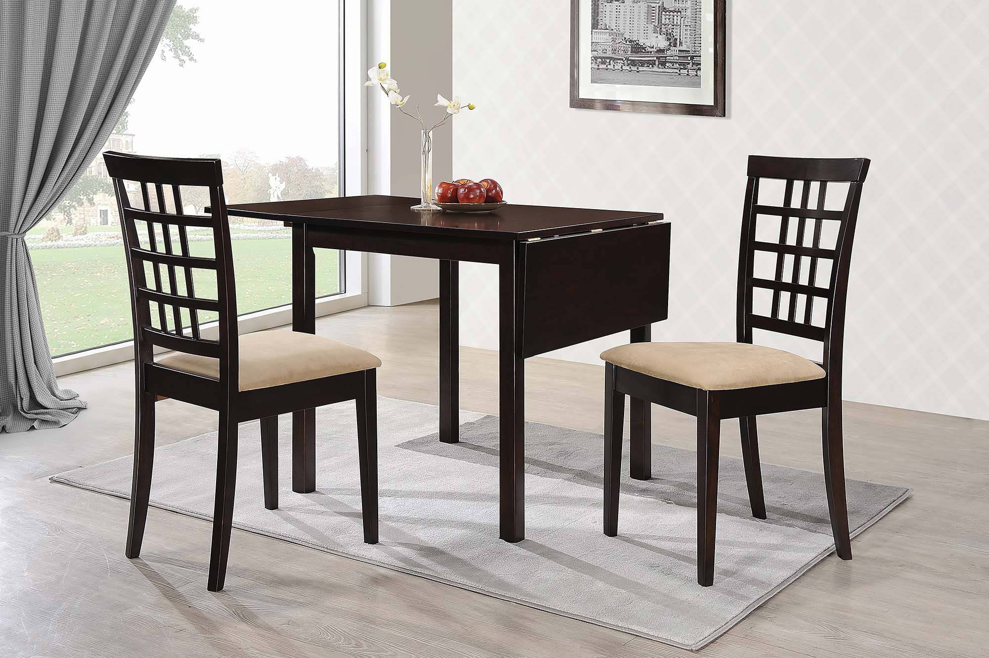 Charlton Home® Pecoraro 3 Piece Drop Leaf Dining Table Set & Reviews ...