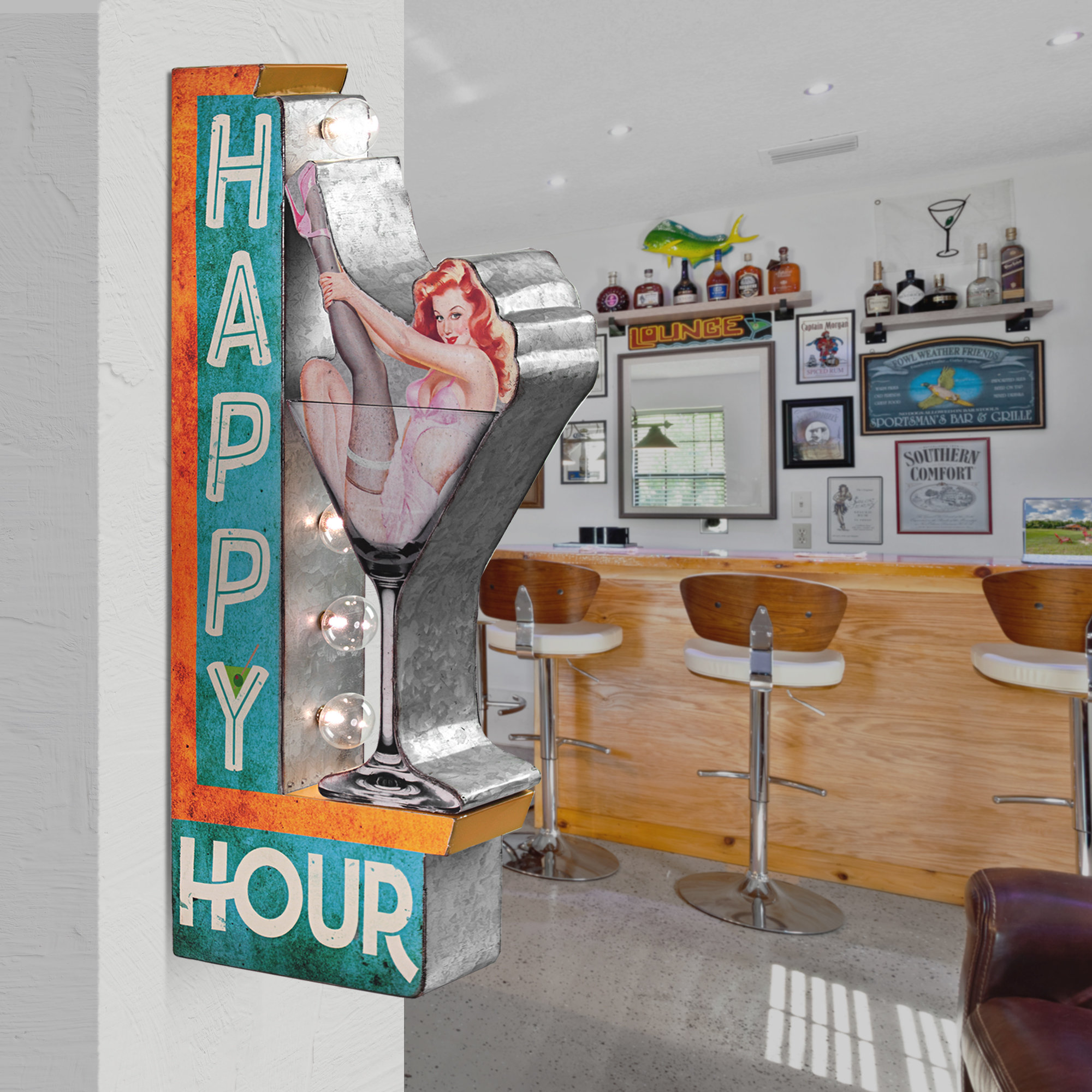 Trinx Happy Hour Wall Décor & Reviews | Wayfair