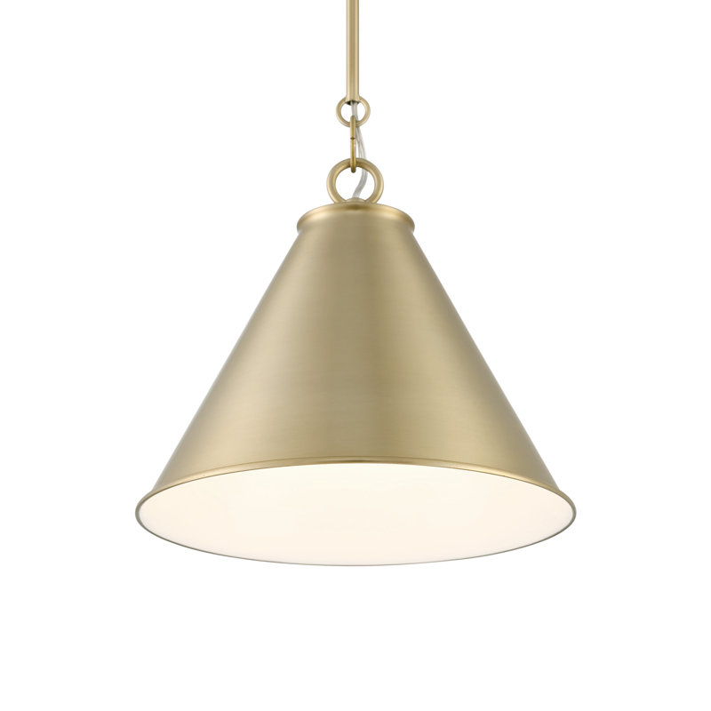 Birch Lane™ Dimson 1 - Light Tapered Metal Pendant | Wayfair