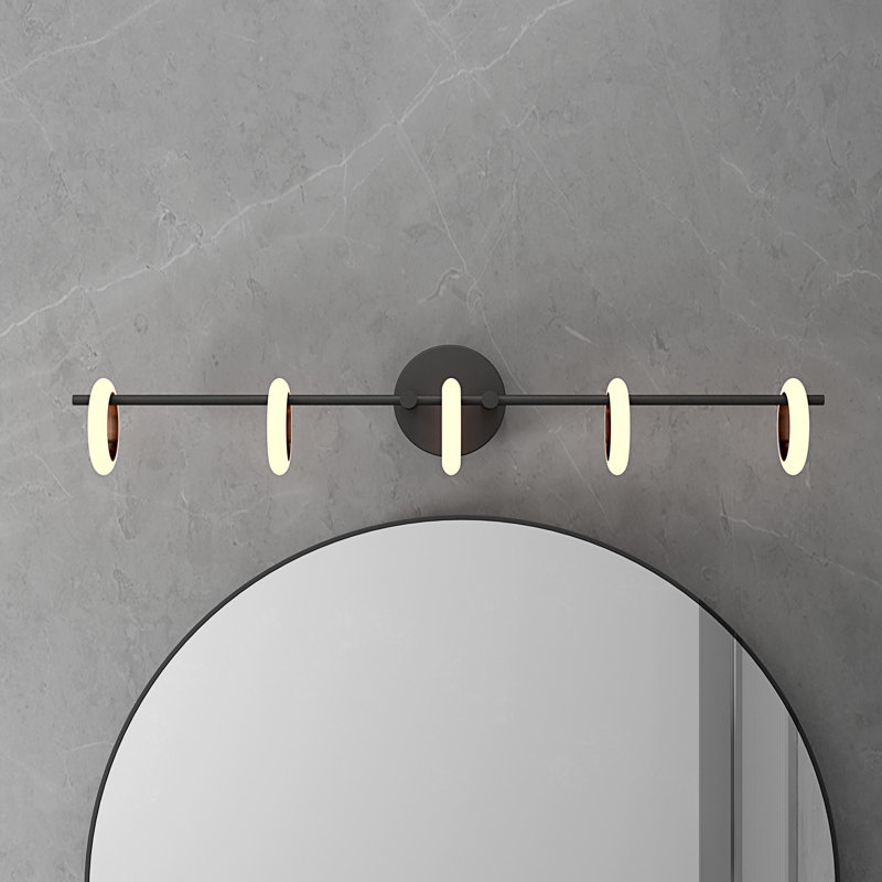 Ivy Bronx Calvillo 5 - Light Dimmable LED Vanity Light & Reviews | Wayfair