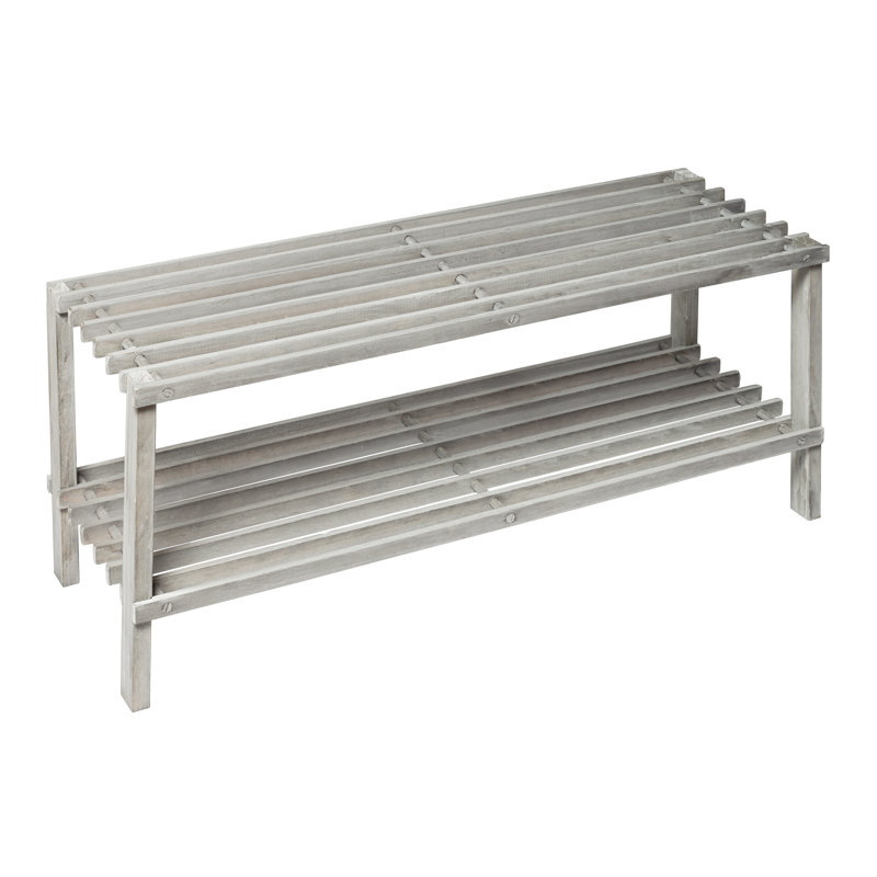 Highland Dunes 2-Tier 8 Pair Shoe Rack & Reviews | Wayfair