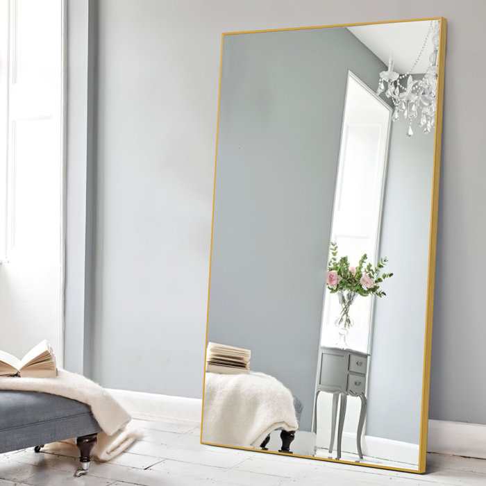 Mercer41 Alejos Rectangle Metal Mirror & Reviews | Wayfair