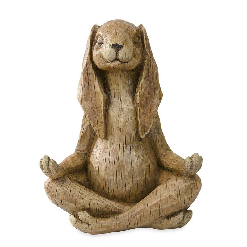 Wind & Weather Meditating Rabbit Statue & Reviews | Wayfair