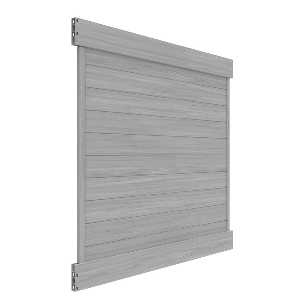Barrette Outdoor Living Horizontal Fence Driftwood Vinyl Privacy Panel ...
