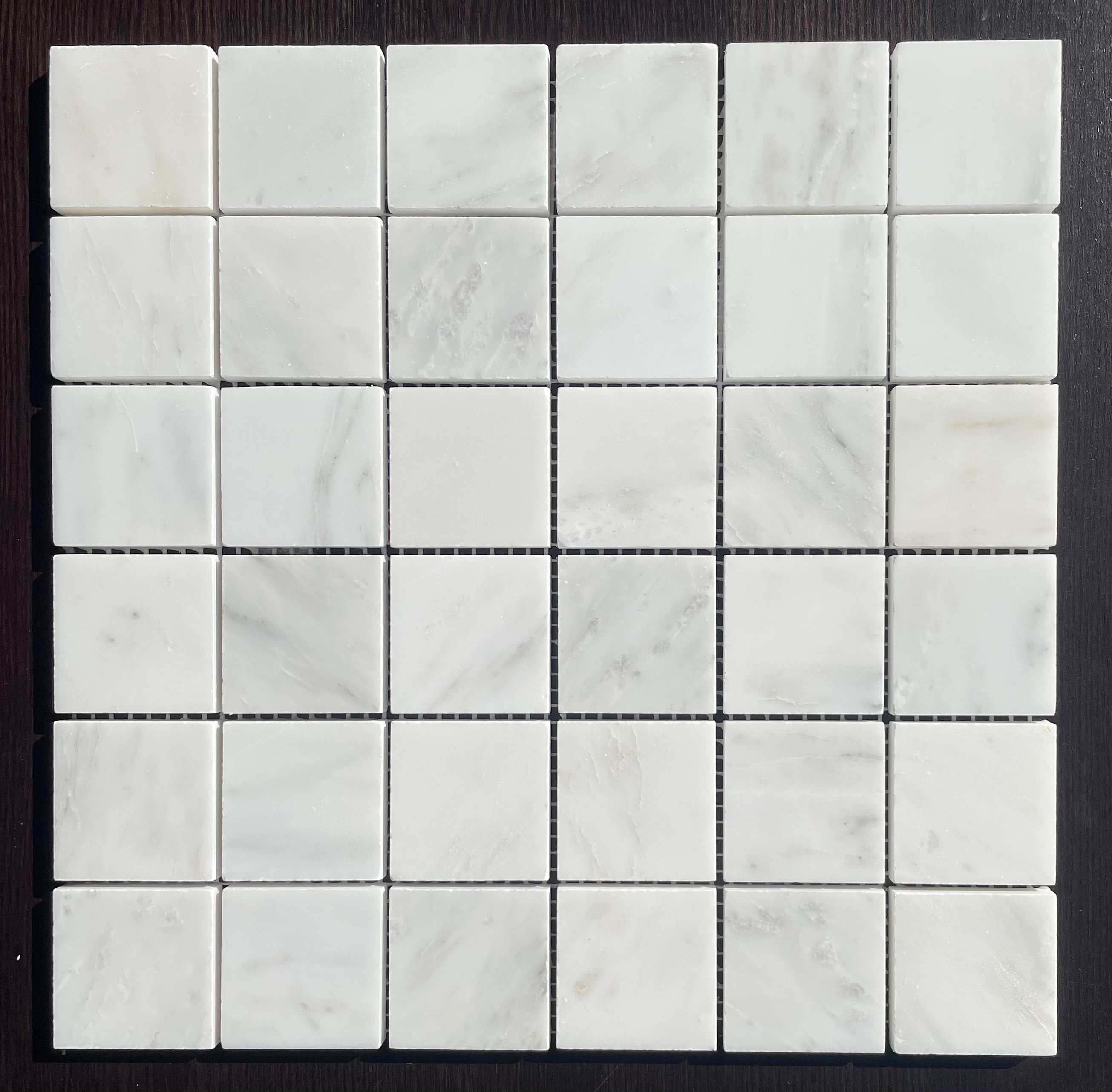 Mango Tile Alps 2" x 2" Marble Grid Mosaic Wall & Floor Tile - Wayfair ...