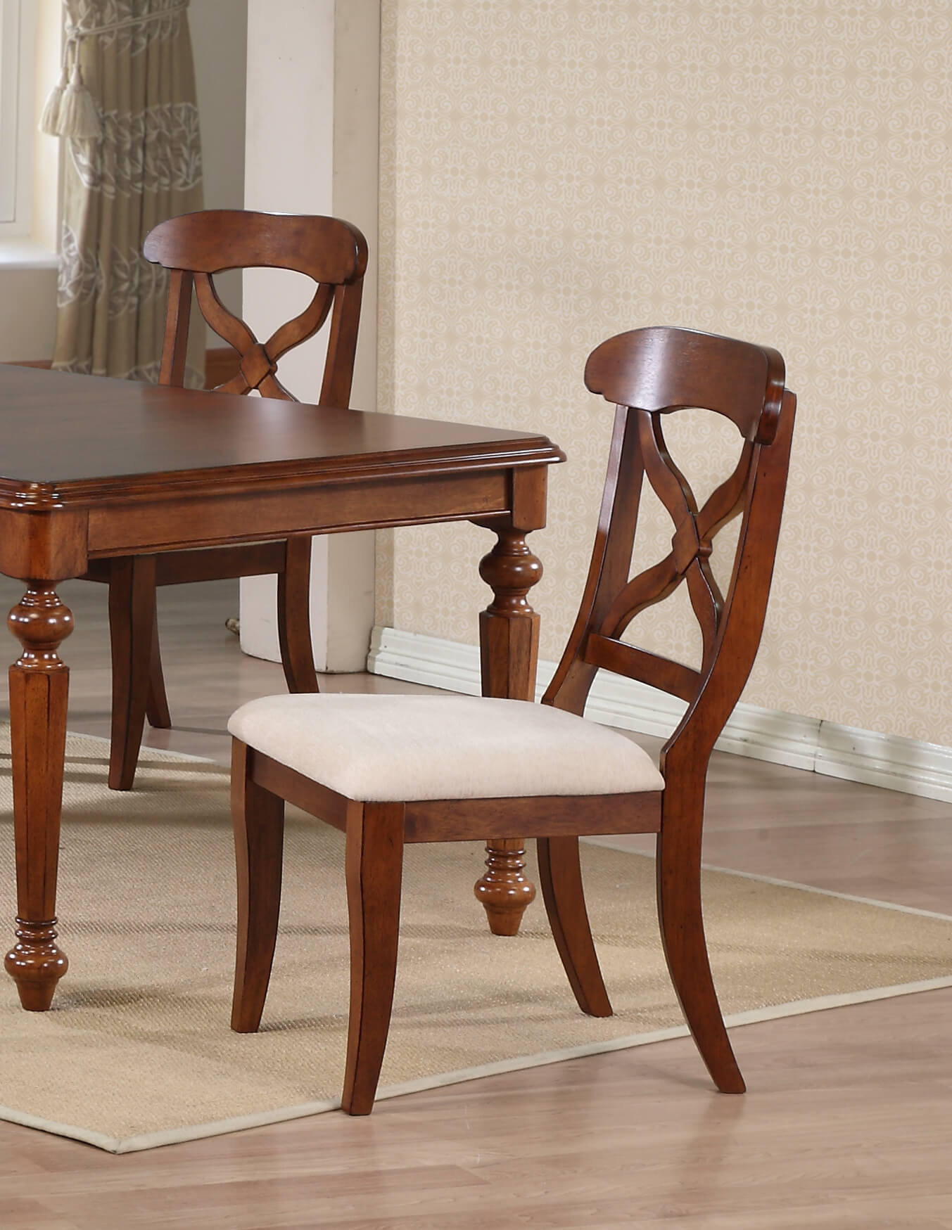 One Allium Way® Azura Cross Back Side Chair & Reviews | Wayfair