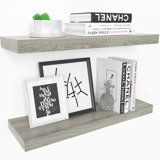 Wayfair | Grey Wall & Display Shelves You'll Love in 2022