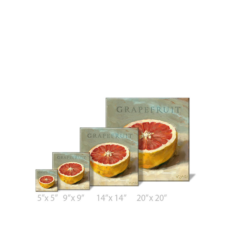 Darren Gygi Home Collection Grapefruit Giclee by Darren Gygi - Wrapped ...