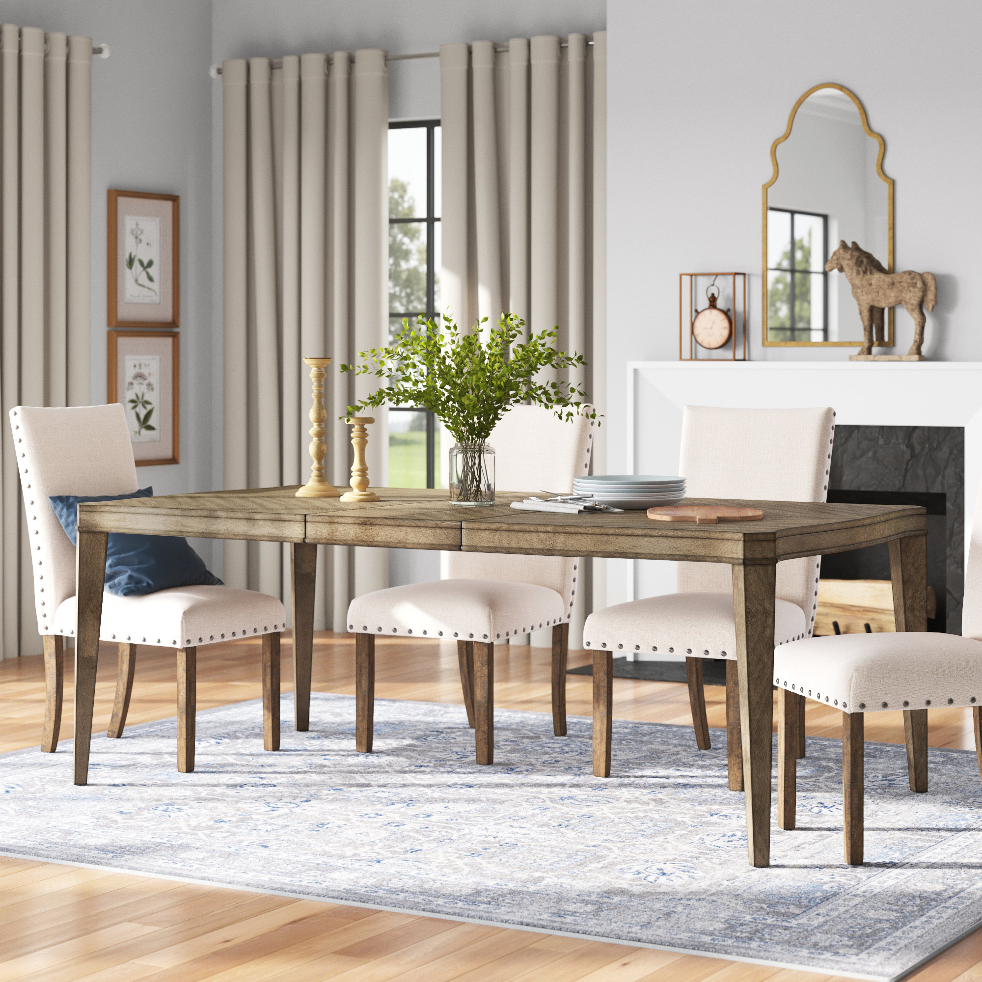 Three Posts™ Dorchester Extendable Dining Table | Wayfair