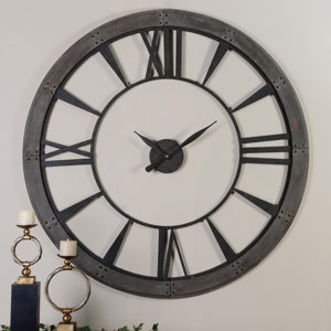 Uttermost Ronan Wood Wall Clock & Reviews | Wayfair