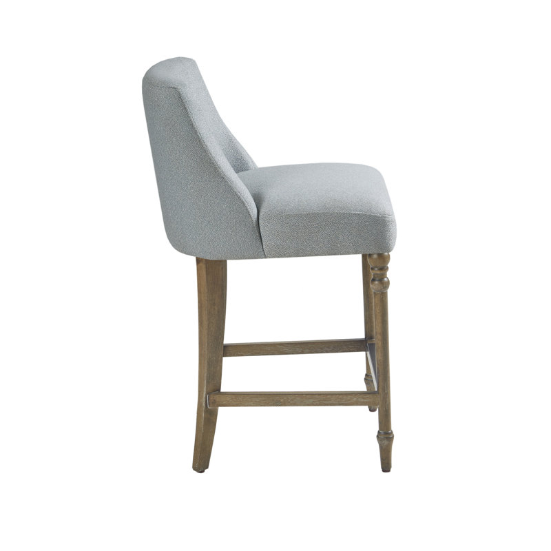 Martha Stewart Delaney 25" Upholstered Counter Stool | Wayfair