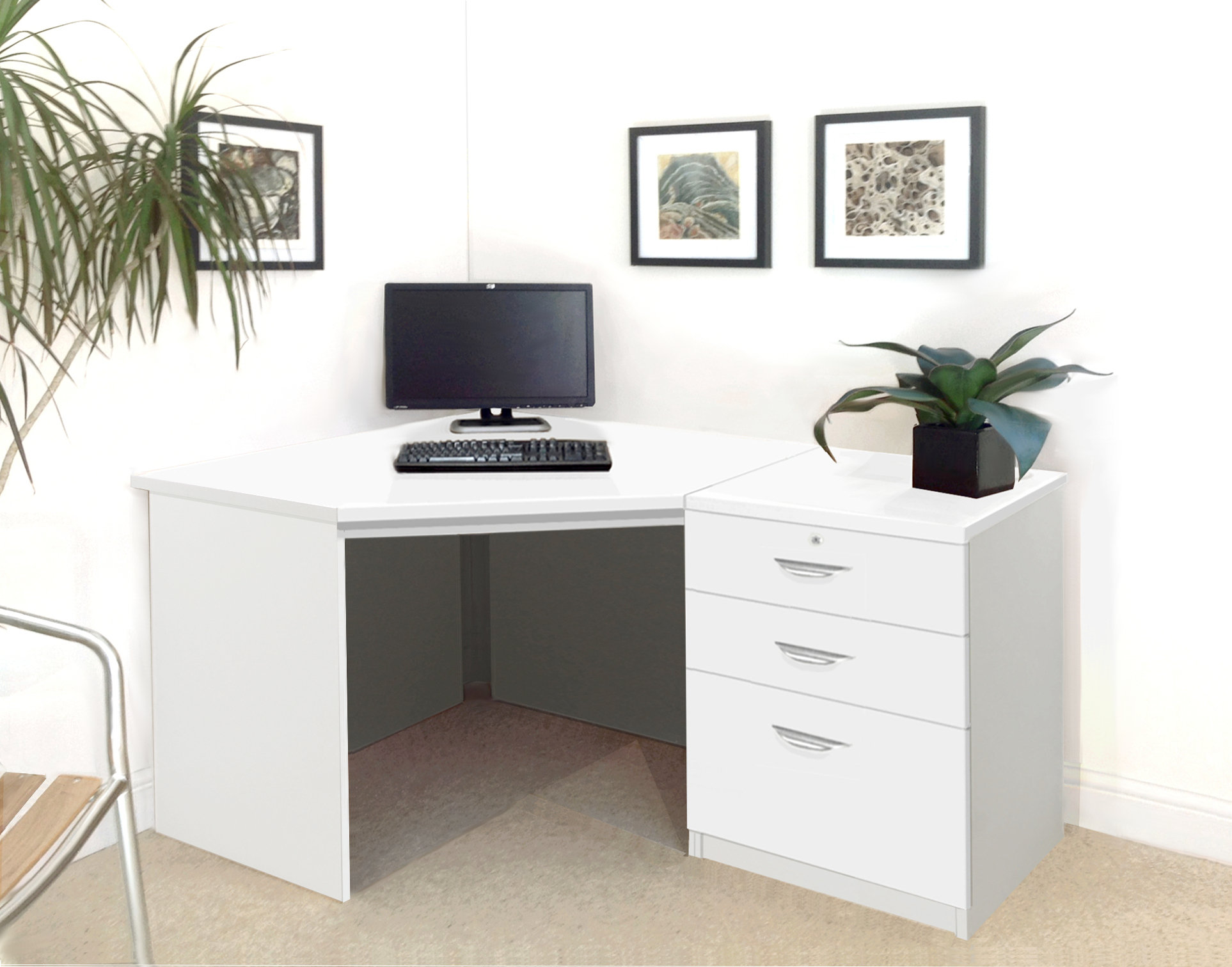 Ebern Designs Nemisco Corner Computer Desk | Wayfair.co.uk