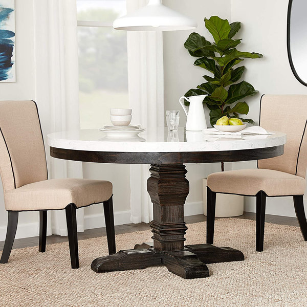 Canora Grey Laurenn 54'' Pedestal Dining Table | Wayfair