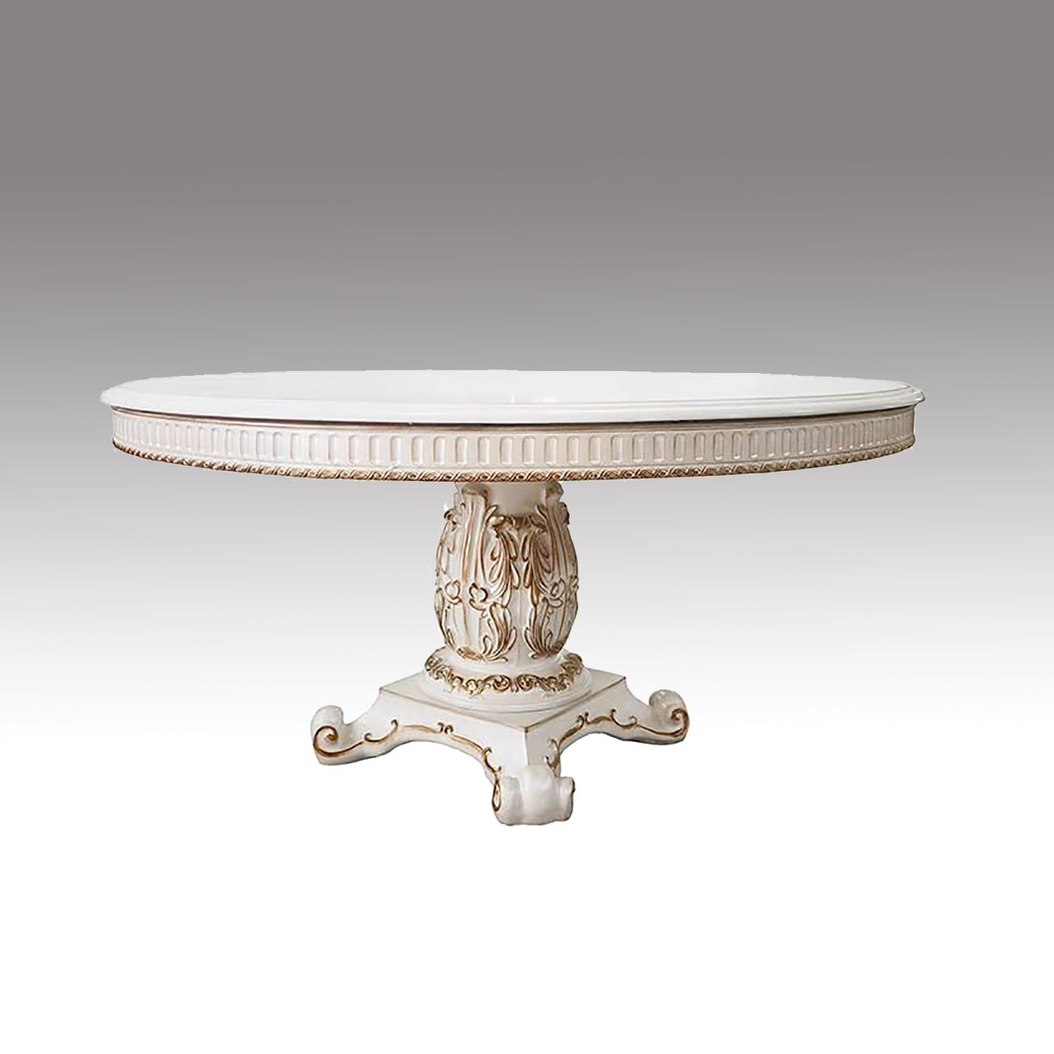 House of Hampton® Denley Extendable Pedestal Dining Table | Wayfair