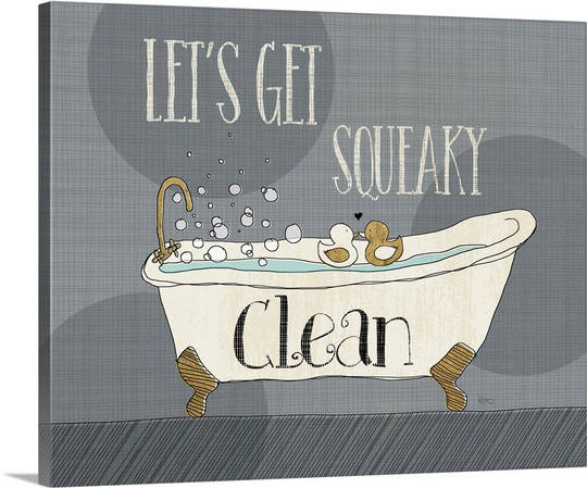 Great Big Canvas 'Squeaky Clean II' by Veronique Charron Graphic Art ...