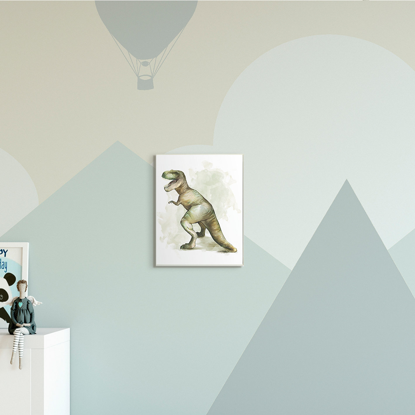 Trinx Abdul-Ahad T-Rex Dinosaur Ancient Reptile Roar Art | Wayfair