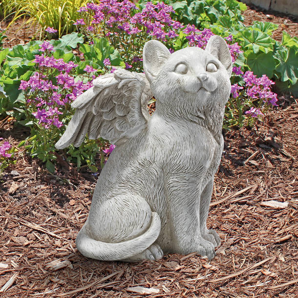 Design Toscano Cat Pet Memorials Forever in Our Hearts Statue & Reviews ...