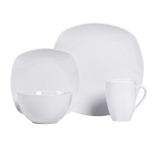 Wayfair | Square White Dinnerware Sets| Up to 65% Off Until 11/20 | Wayfair