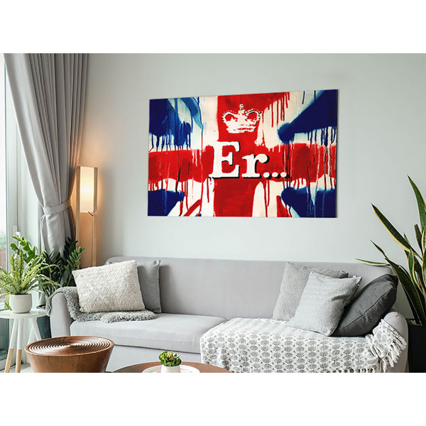 Metro Lane Er Flag - Unframed Painting on Metal | Wayfair.co.uk
