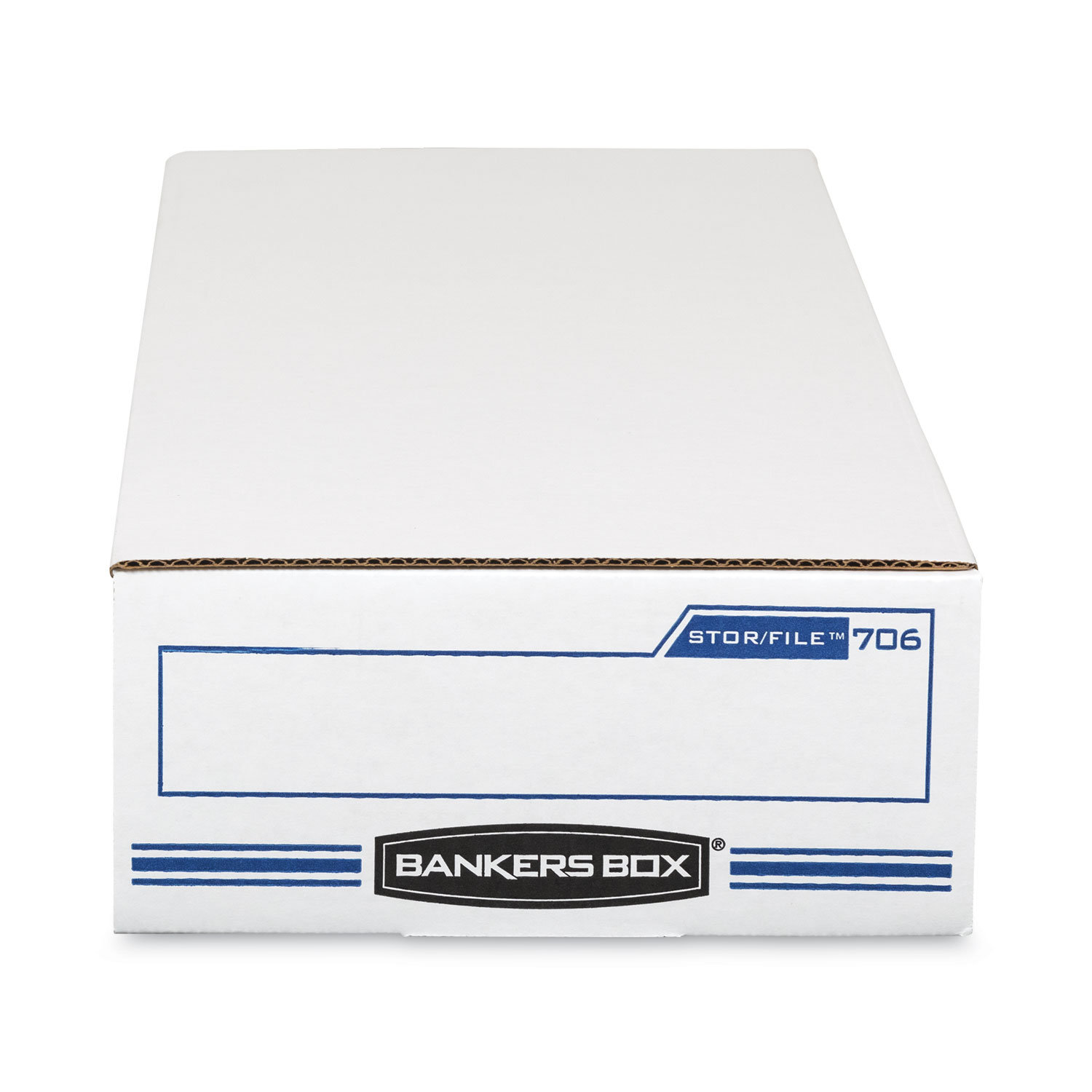 BANKERS BOX Economy Storage Files, Check/Deposit, Paper, 9x24x4, White ...